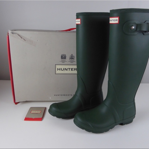 Hunter | Shoes | Hunter Original Tall Rain Boots Matte Hunter Green | Poshmark